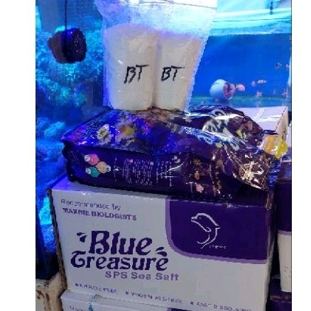 Jual Garam ASW Blue Treasure SPS Sea Salt Repack 715 gram / 19 liter ...