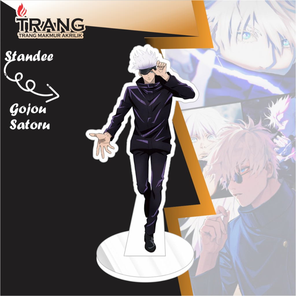 Jual Standee Figure Akrilik Gojou Satoru Jujutsu Kaisen / Standing ...