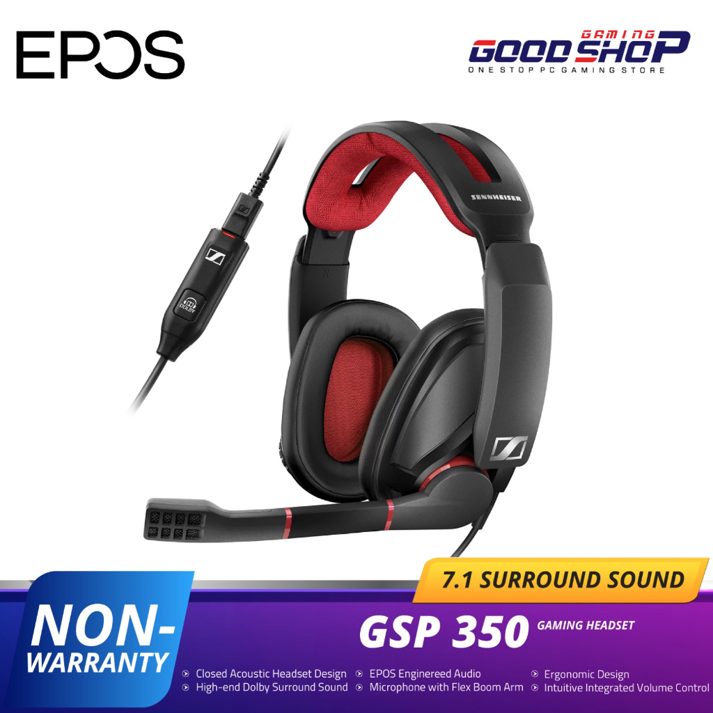 Jual EPOS GSP 350 / GSP350 - Gaming Headset NON WARRANTY | Shopee Indonesia