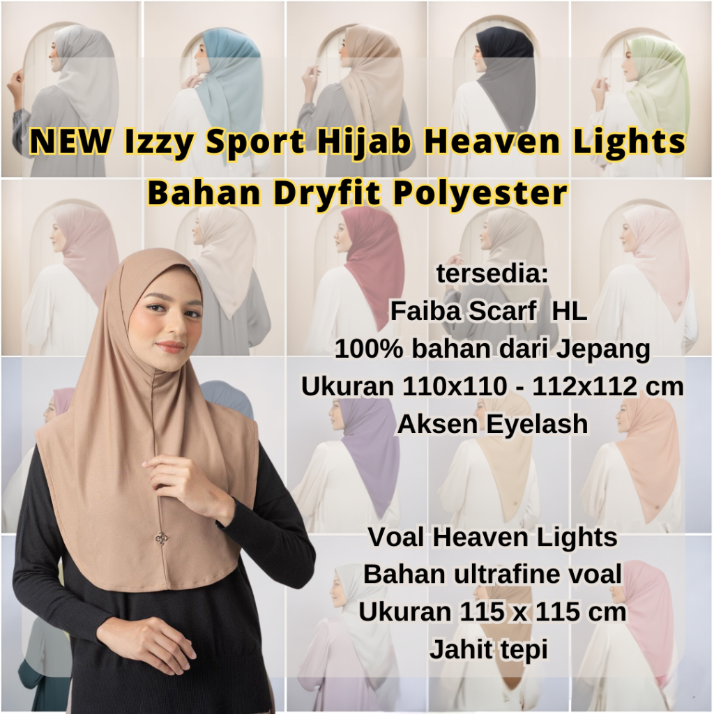 Jual Faiba Scarf | Voal Heaven Lights | Shopee Indonesia
