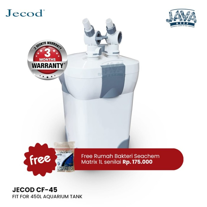 Jual Jecod ACF 45 - 1600 LPH Canister Filter Aquarium | Shopee Indonesia