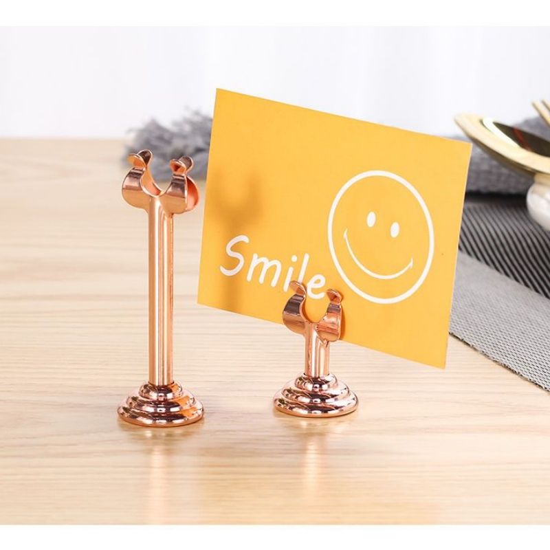 Jual U Shaped Table Number Menu Stand/Tiang Nomor Meja Atau Card Holder ...