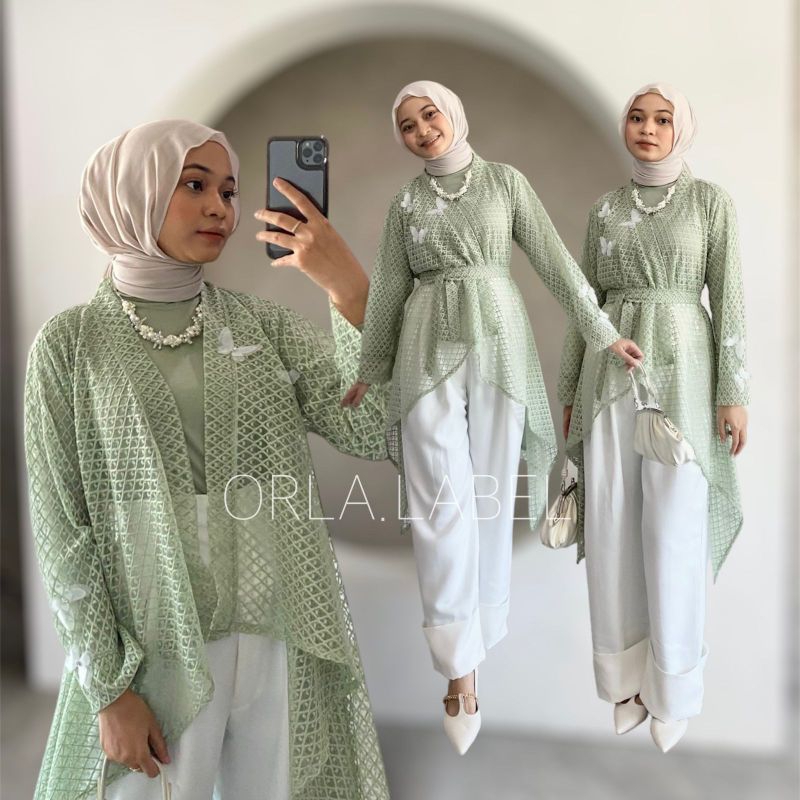 Jual Nabie Lace Outer / outer kondangan / outer kekinian / outer simple ...