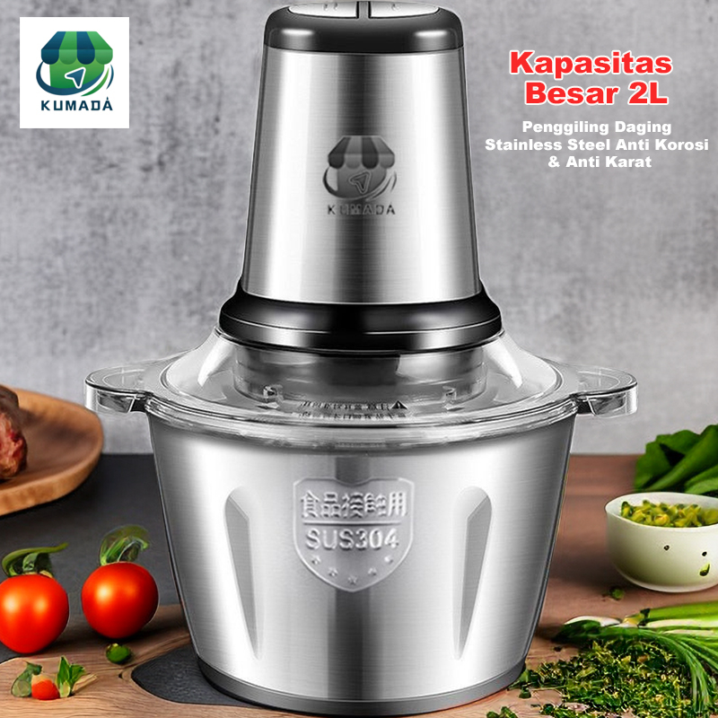Jual BLENDER DAGING STAINLEES STEEL 2 LITER / BLANDER FOOD CHOPPER ...