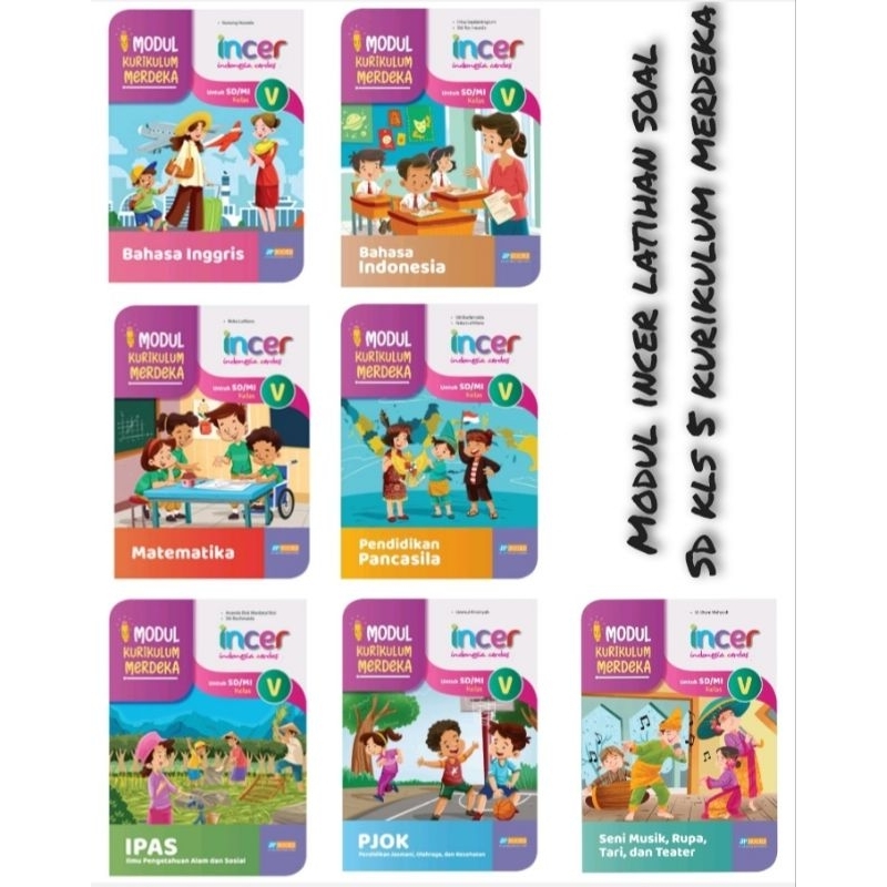 Jual Buku Siswa Modul Incer Latihan Soal SD/MI Kelas 5 Kurikulum Merdeka - JP Books | Shopee ...