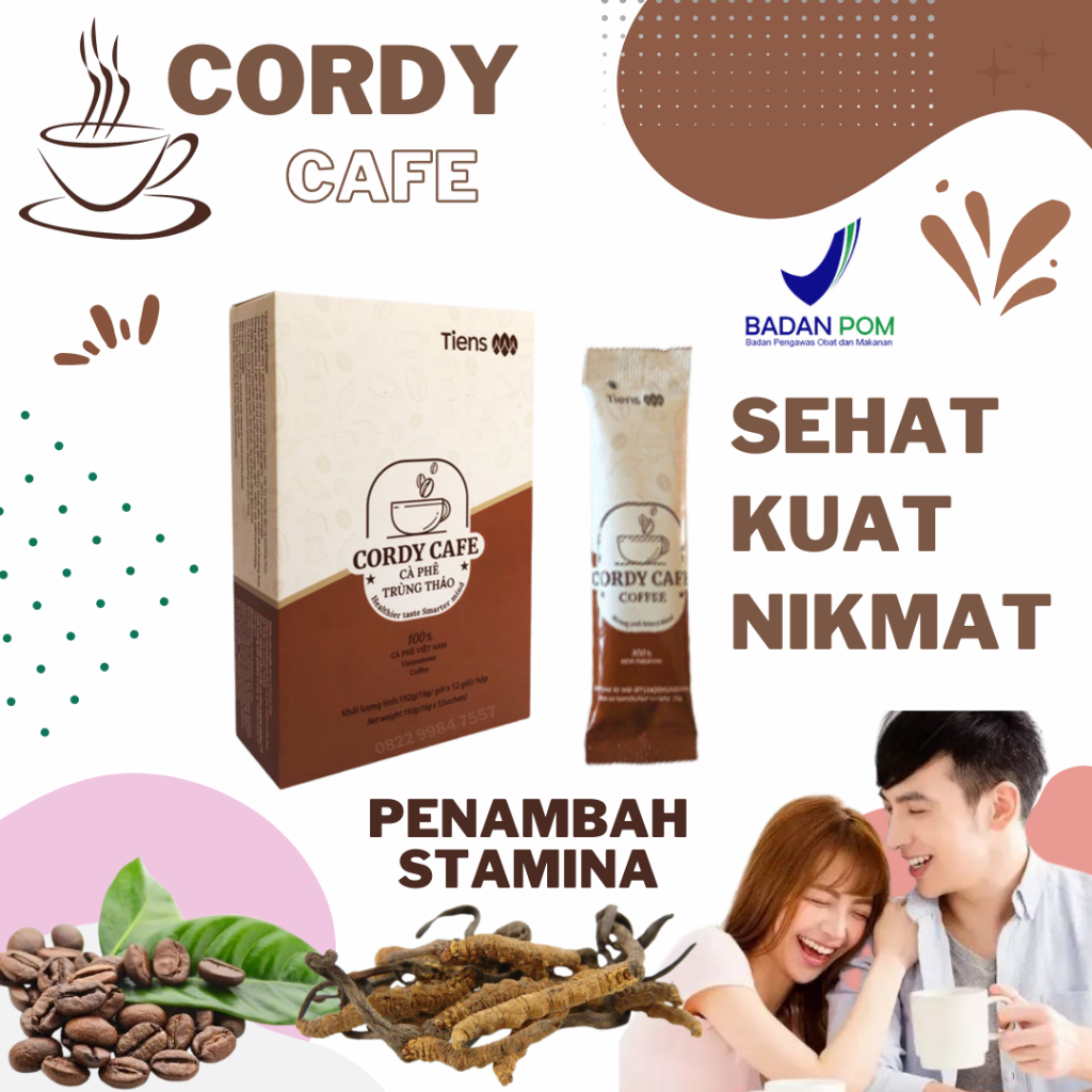 Jual Cordy Cafe Coffe - Kopi Stamina Pria Wanita Original Cordyceps - 1 ...