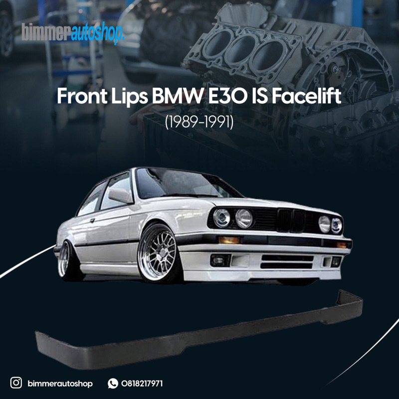 Jual Front Lips BMW E30 IS Plastik Taiwan Facelift (1989-1991) | Shopee ...
