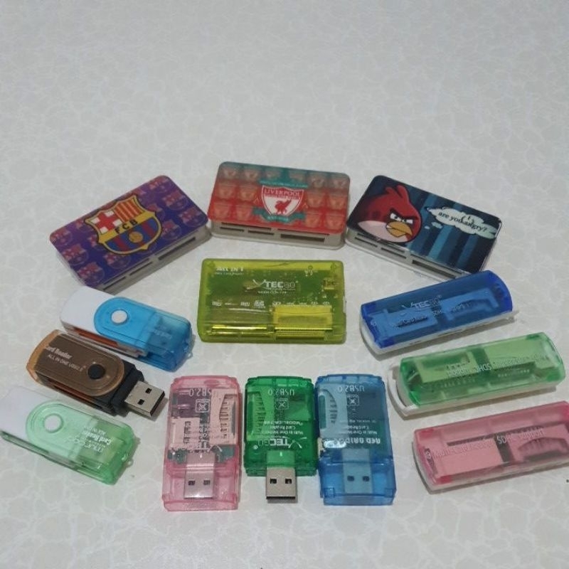 Jual Card Reader USB 4in1 All in One | Shopee Indonesia