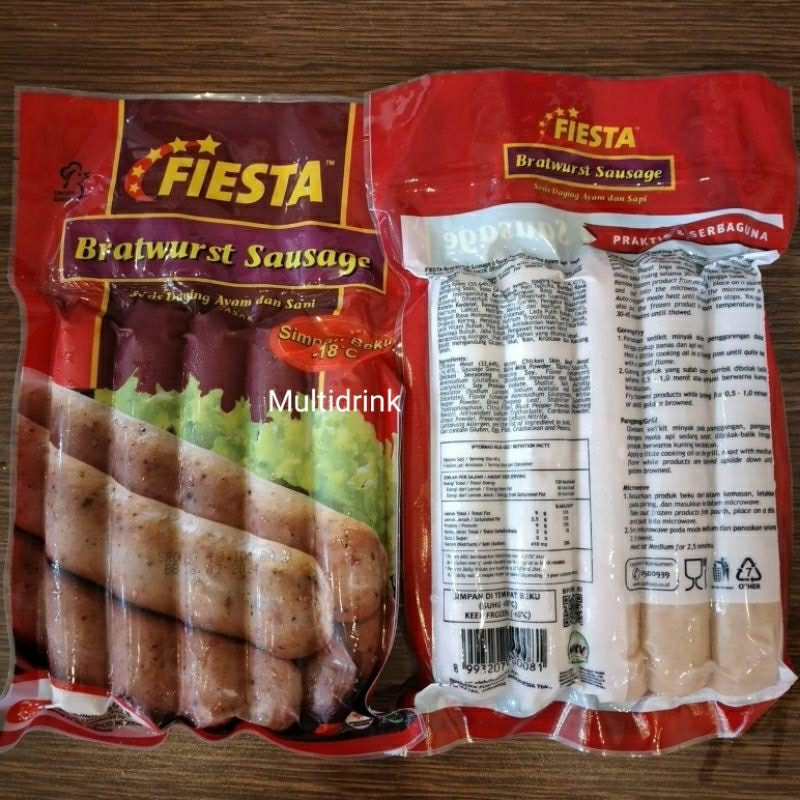 Jual Sosis fiesta bratwurst / fiesta sosis bratwurst | Shopee Indonesia