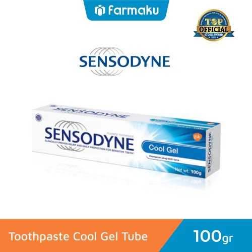 Jual Sensodyne Toothpaste Cool Gel Tube 100 gr | Shopee Indonesia
