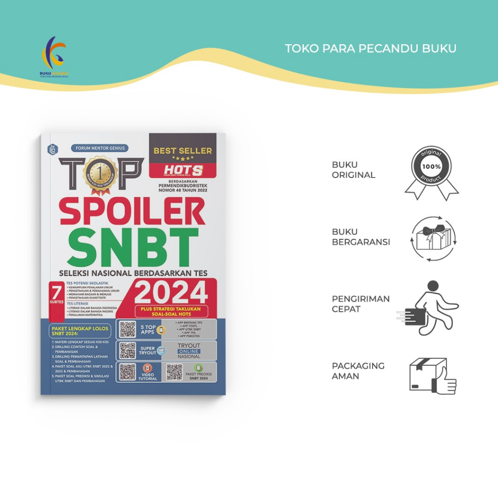 Jual [PROMO] - Buku Tes - Top Spoiler SNBT 2024 - Forum Mentor Genius ...