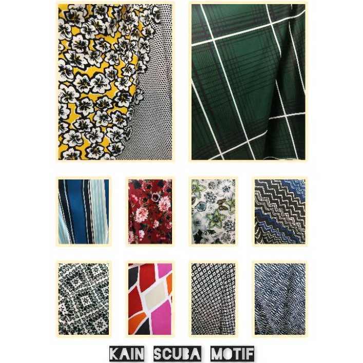 Jual BAHAN KAIN SCUBA MOTIF GARMENT | Shopee Indonesia