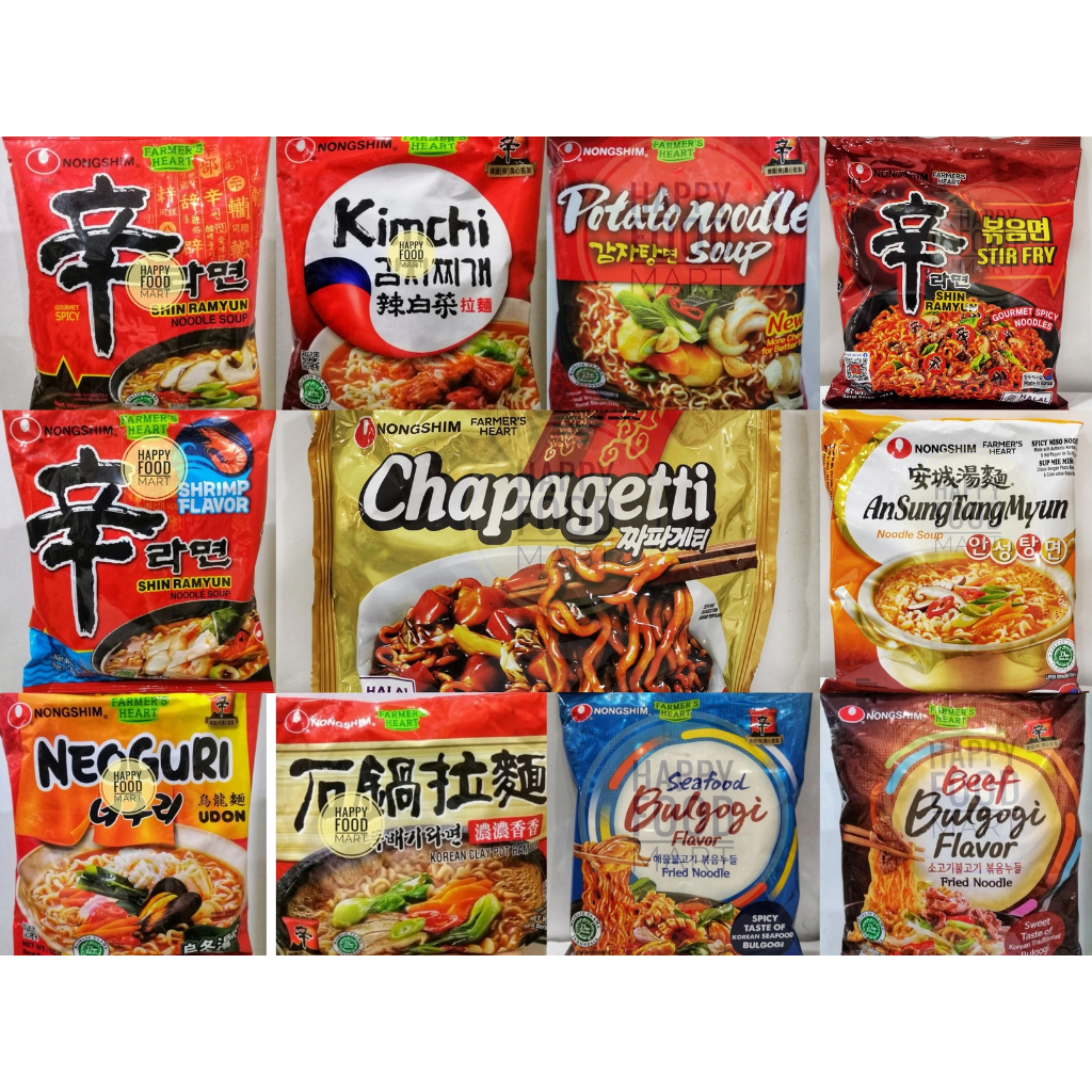 Jual [HALAL] NONGSHIM/NONG SHIM/MIE SHIN RAMYUN SPICY/KIMCHI/NEOGURI ...