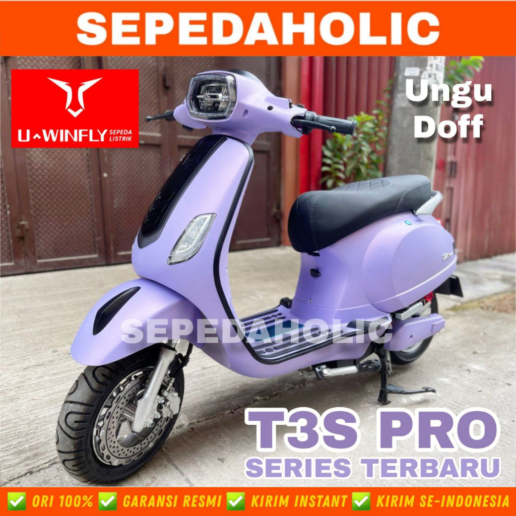 Jual Sepeda Motor Listrik UWINFLY T3S PRO NEW 1200 Watt Electric E Bike ...