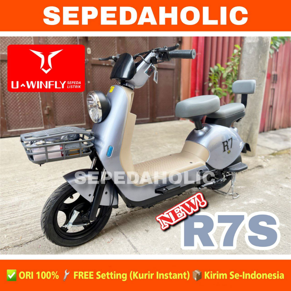 Jual Sepeda Listrik UWINFLY R7S RF7S REDFISH 7 500 Watt Electric E Bike ...