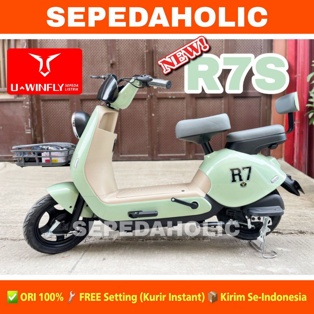 Jual Sepeda Motor Listrik UWINFLY REDFISH 7 / RF7 / RF 7 / R7S RF7S 500 ...