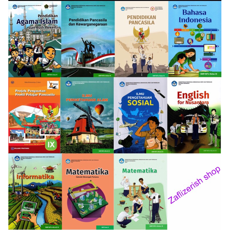 Jual Buku paket kelas IX-9 SMP/MTS Kurikulum Merdeka (KUMER) -Diknas ...