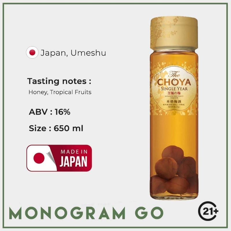 Jual Choya Umeshu Single Year 650ml | Shopee Indonesia