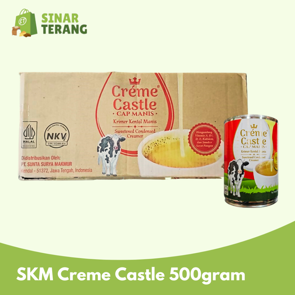 Jual susu CREME CASTLE 500g kental manis cream Castel 500 gram | Shopee ...