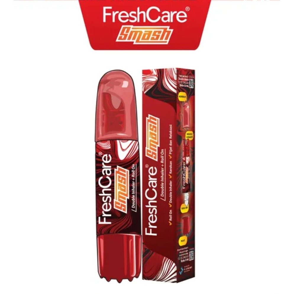 Jual FRESHCARE / FRESH CARE Smash (Double Inhaler + Roll On) | Shopee ...