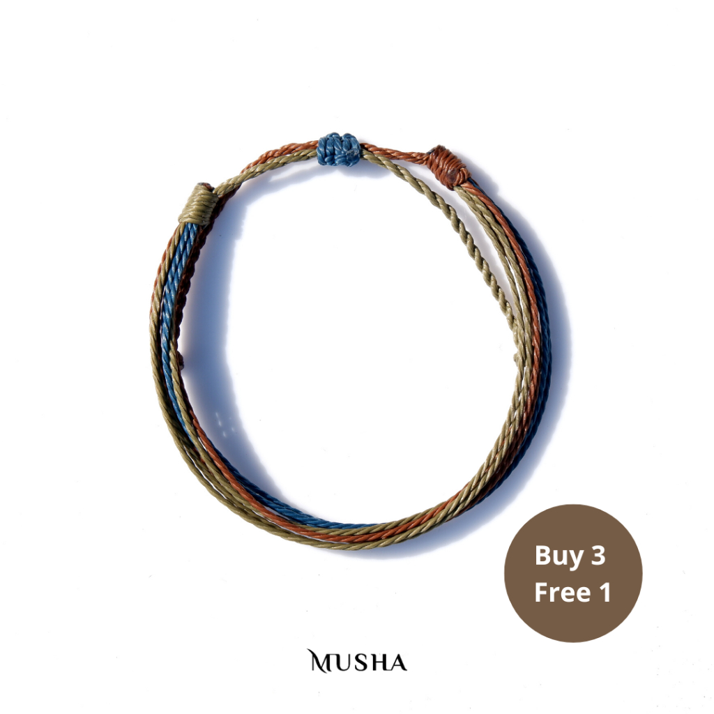 Jual Musha Water-Repellent Bracelet - Embara | Gelang Tali Gelang Pria ...