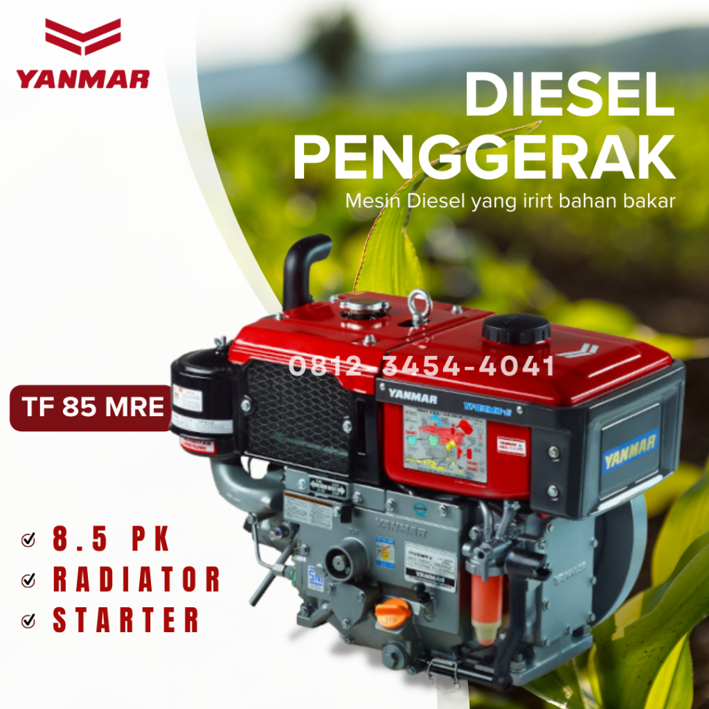 Jual Diesel Starter YANMAR TF 85 MRE / Mesin Penggerak 8.5 Pk Electric | Shopee Indonesia