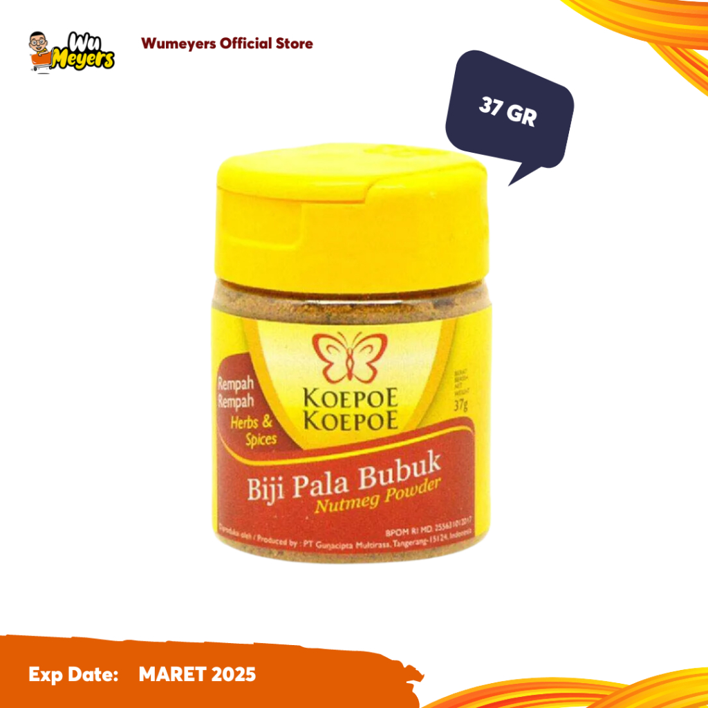 Jual Biji Pala Bubuk Koepoe Koepoe 37gr | Shopee Indonesia