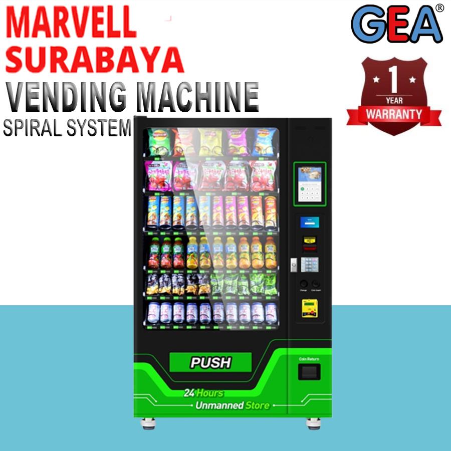 Jual MESIN VENDING SPIRAL SYSTEM GEA D720-10C(10SP) / VENDING MACHINE ...