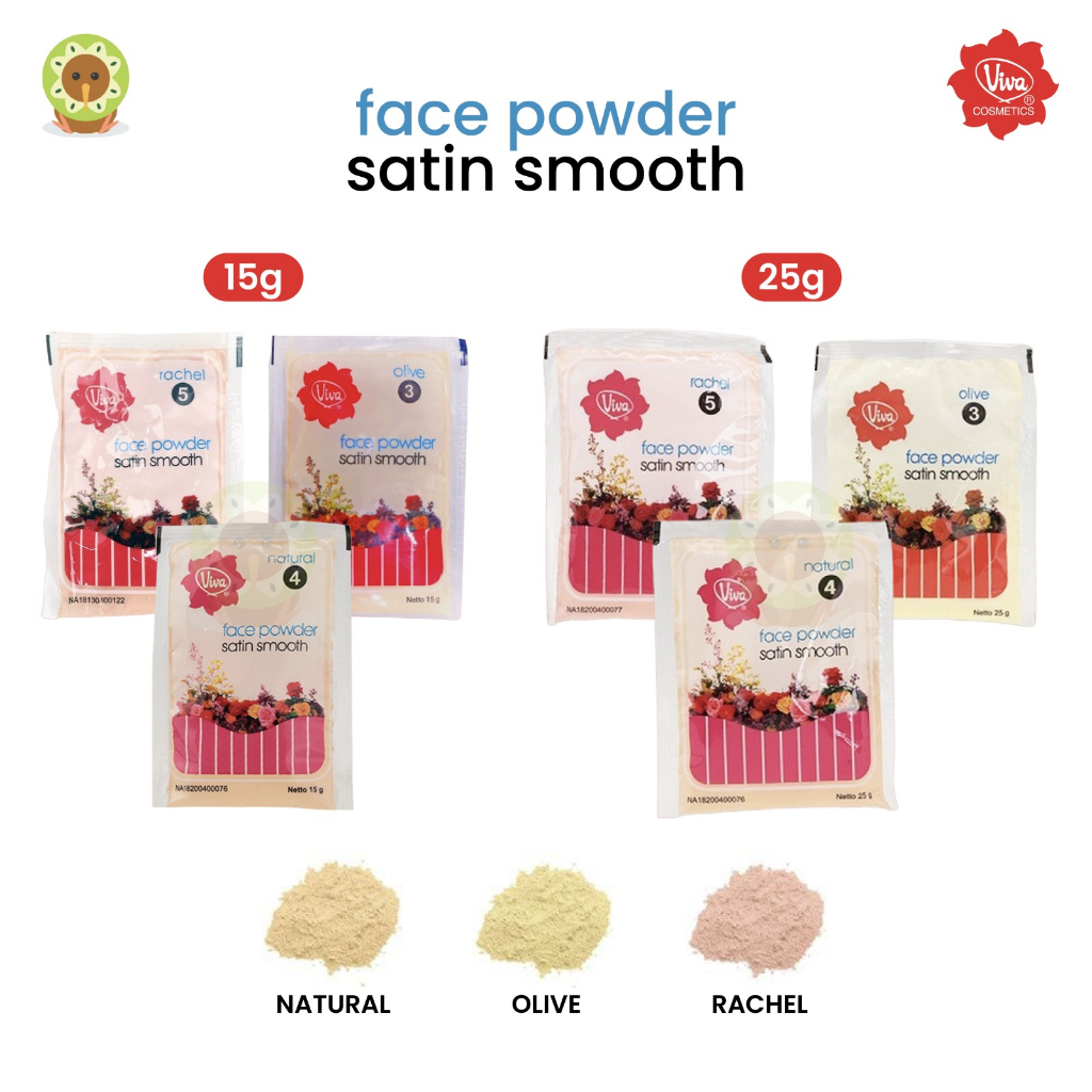 Jual VIVA FACE POWDER SATIN SMOOTH - BEDAK ZAK VIVA - REFILL FACE ...