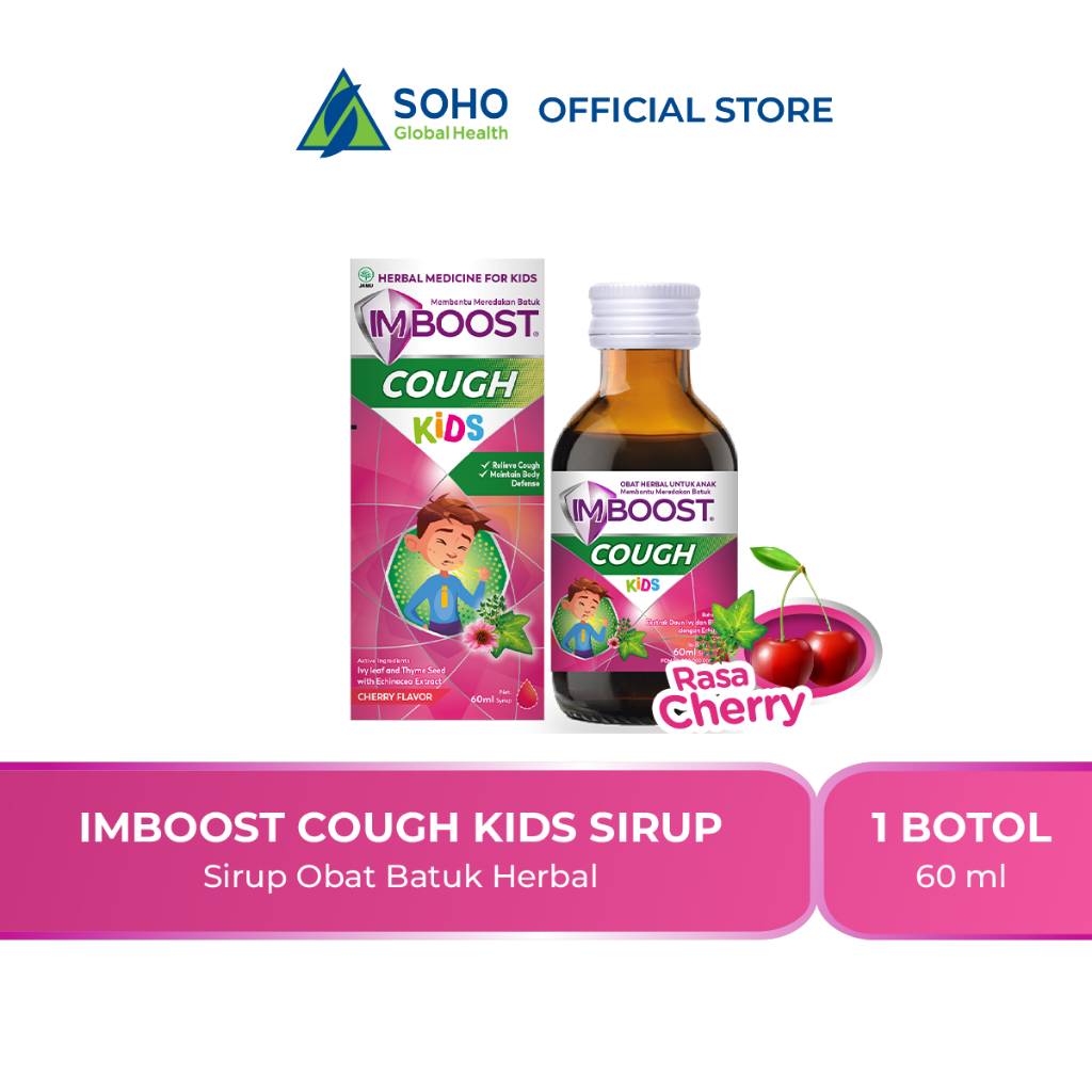 Jual Imboost Cough Obat Batuk Anak Sirup - 60ml | Shopee Indonesia