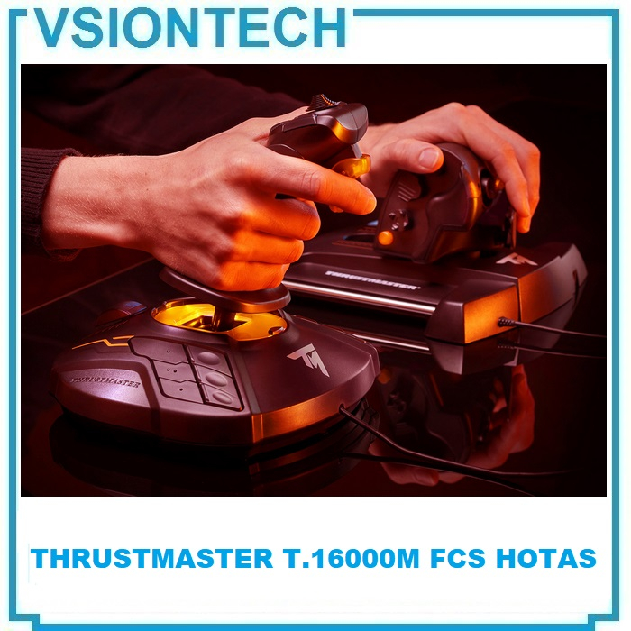 Jual Thrustmaster T.16000M FCS Hotas Joystick Flight Simulator Throttle ...