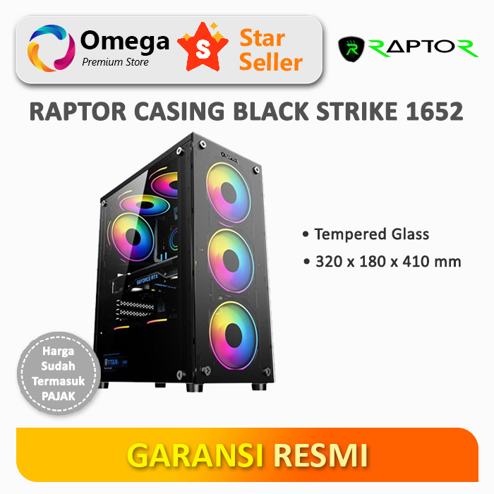 Jual Casing PowerUp Gaming Raptor 1652 | Shopee Indonesia