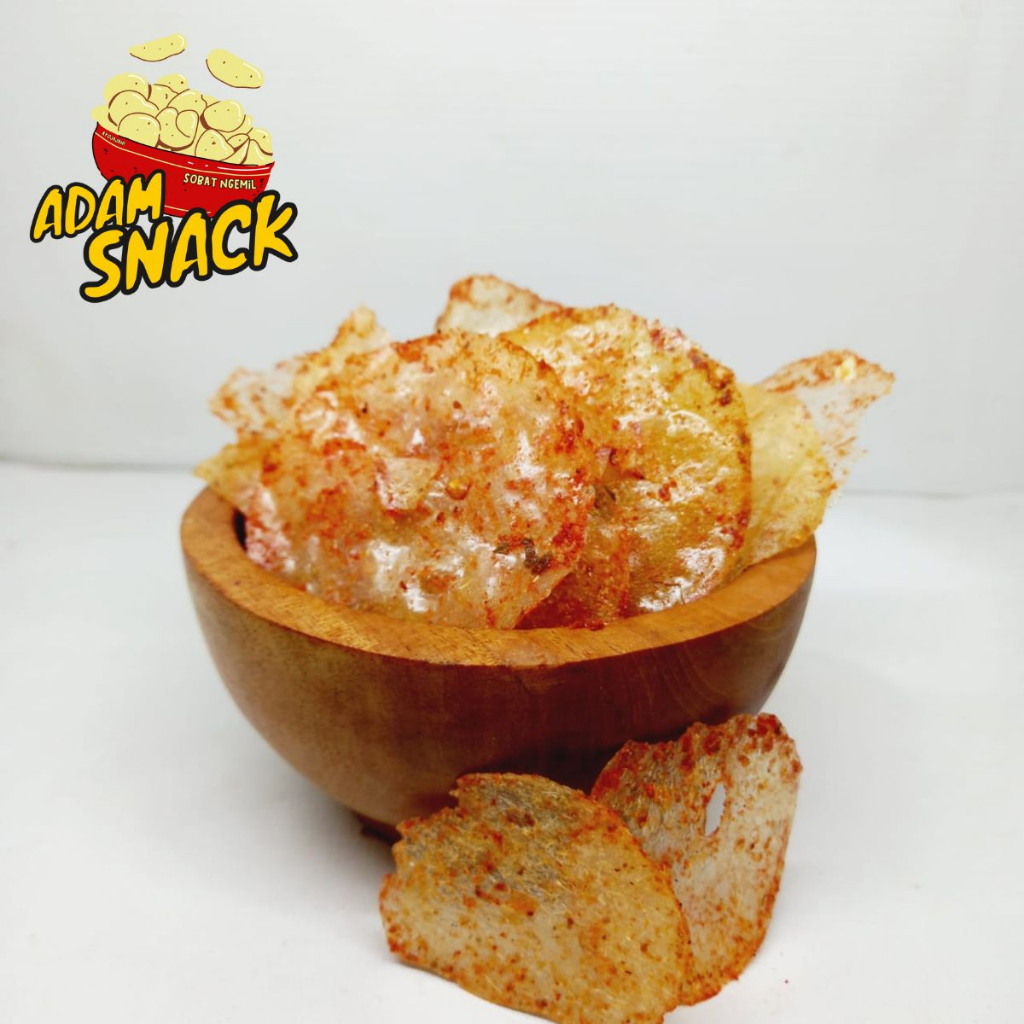 Jual KERIPIK KACA / KRIPCA 1/2 KG PEDAS DAN ORIGINAL GURIH MERK BELING ...