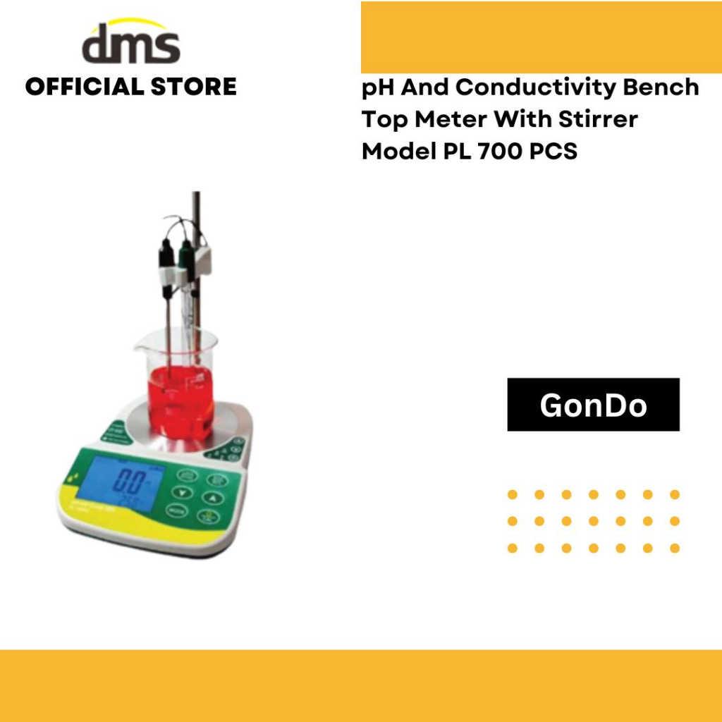 Jual pH And Conductivity Bench Top Meter With Strirrer GonDo | Shopee ...