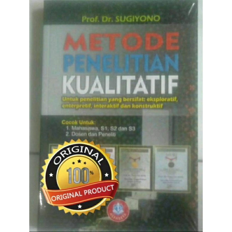 Jual METODE PENELITIAN KUALITATIF - Prof. Dr. SUGIYONO | Shopee Indonesia