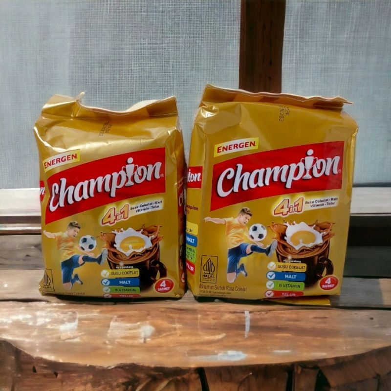 Jual energen champion isi 4 sachet | Shopee Indonesia