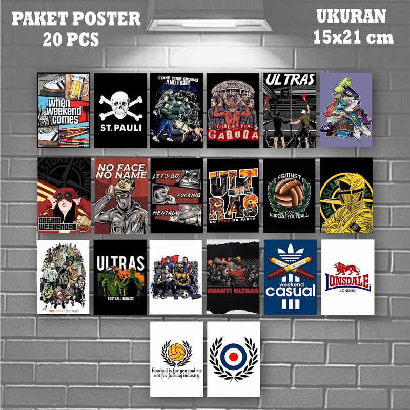 Jual POSTER ULTRAS HOOLIGAN CASUAL FOOTBALL | Shopee Indonesia