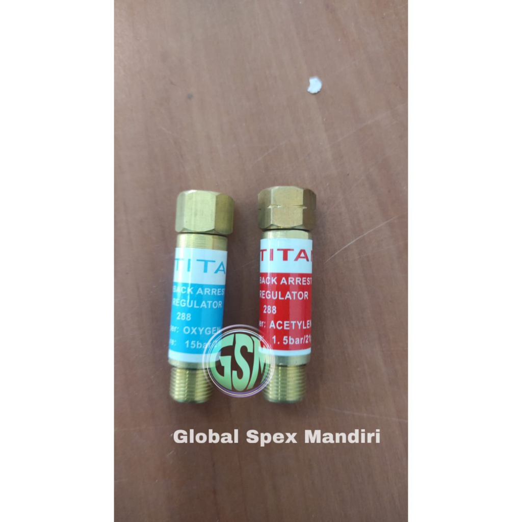 Jual TITAN FLASHBACK ARRESTOR REGULATOR 288 FOR OXYGEN | Shopee Indonesia