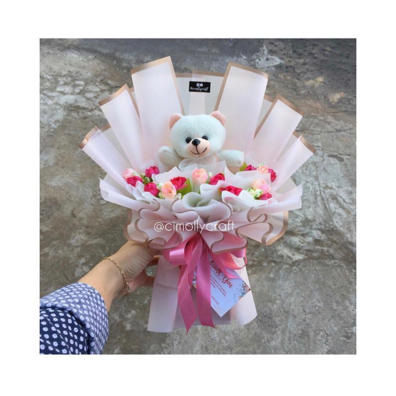 Jual BUCKET BONEKA BUNGA ARTIFIAL MURAH JOGJA | Shopee Indonesia