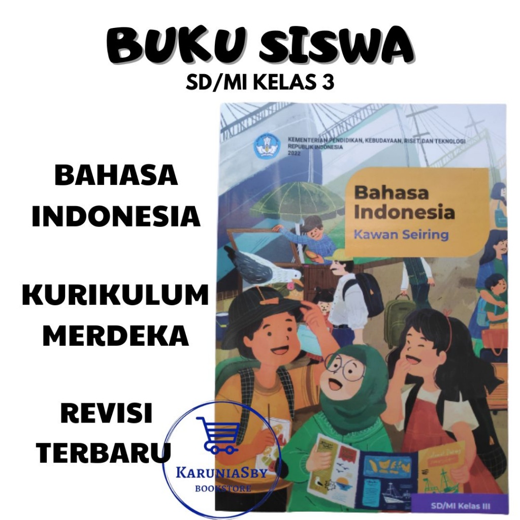 Jual Buku Siswa Bahasa Indonesia Kelas 3 SD Kurikulum Merdeka Sekolah Penggerak | Shopee Indonesia