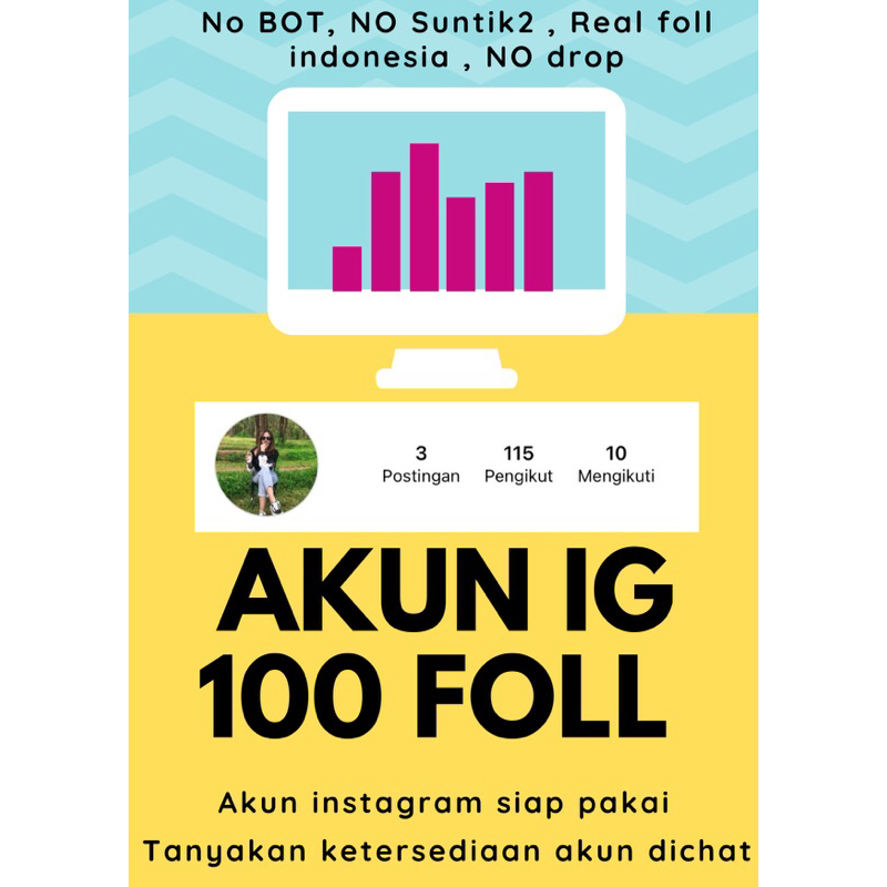 Jual AKUN INSTAGRAM REAL / AKUN IG REAL INDONESIA | Shopee Indonesia