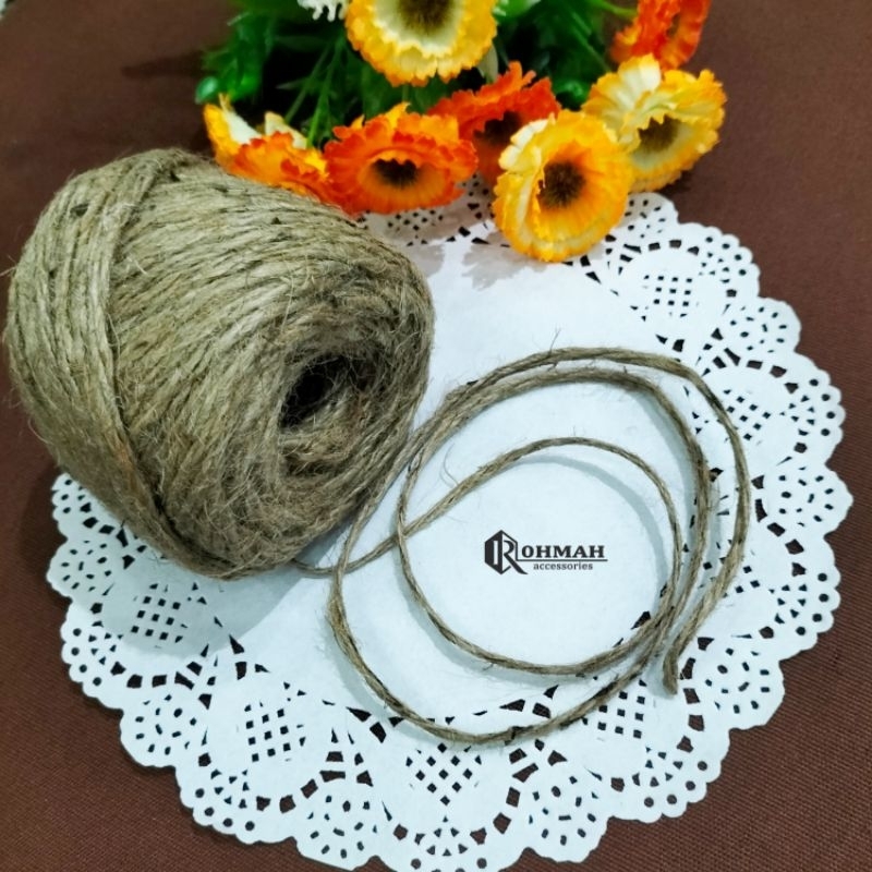 Jual Tali Rami 50 Meter 2 Ply - Tali Rami 3 Ply - Tali Goni | Shopee ...