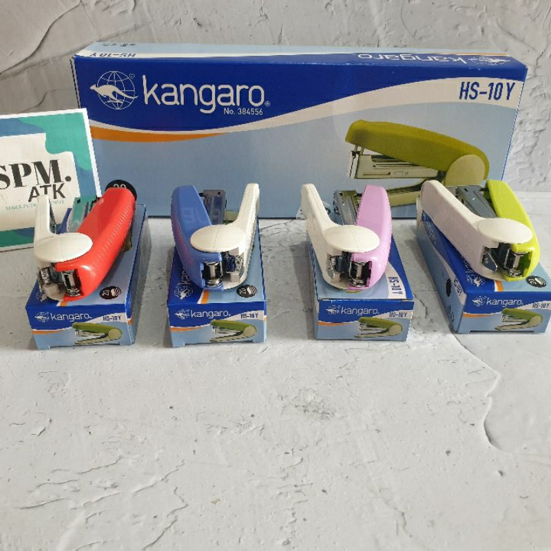 Jual (10 Pcs) Stapler Kangaro HS-10Y | Shopee Indonesia