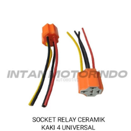 Jual SOCKET RELAY CERAMIK KAKI 4 UNIVERSAL | Shopee Indonesia