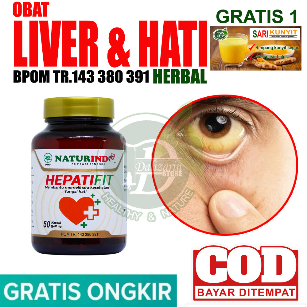 Jual Hepatifit Vitamin Liver Sakit Hati Mata Kuning Alami Herbal 50 Kapsul | Shopee Indonesia