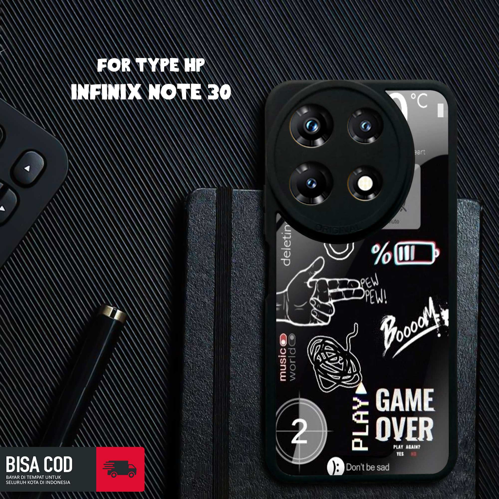 Jual Case INFINIX NOTE 30 2023 - Casing NOTE 30 TERBARU - MOTIF NASA TICKET - Softcase Premium ...