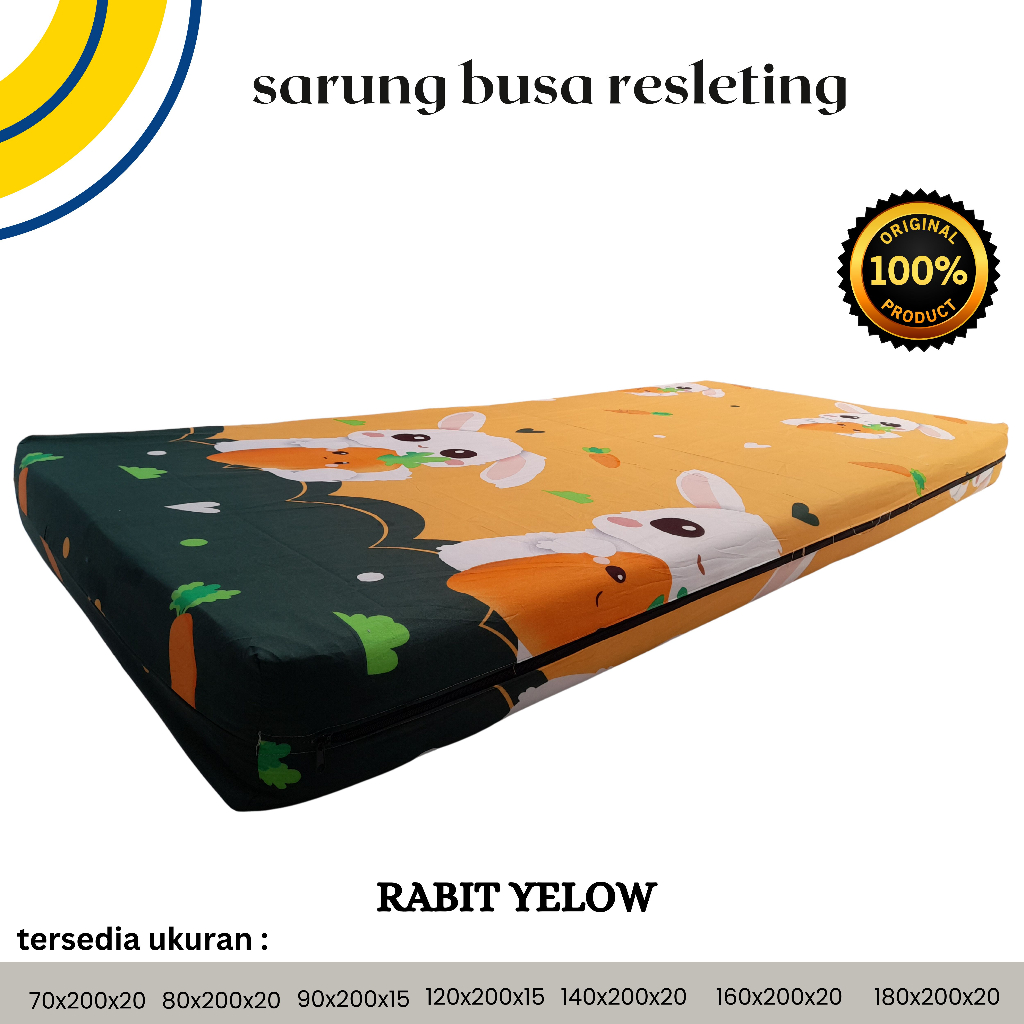 Jual SARUNG BUSA RESLETING MOTIF RABIT YELLOW UKURAN 90 SAMPAI 180 ...