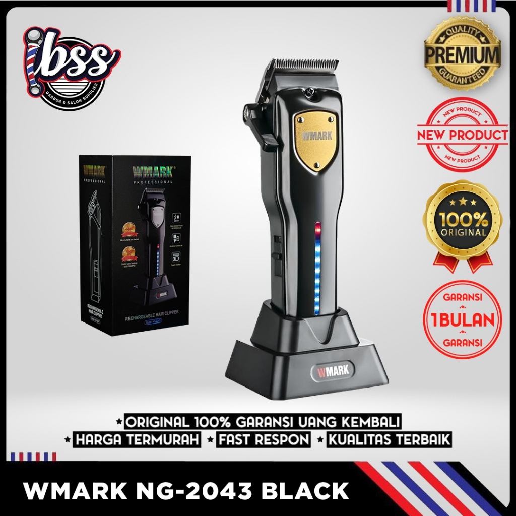 Jual WMARK CLIPPER NG-2043 BLACK / WMARK 2043 FREE DOCK CHARGER ...