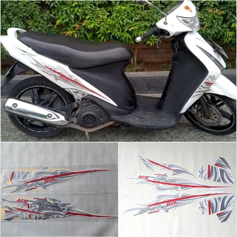 Jual Striping lis sticker standar ORI suzuki spin 125 sr 2008 limited ...