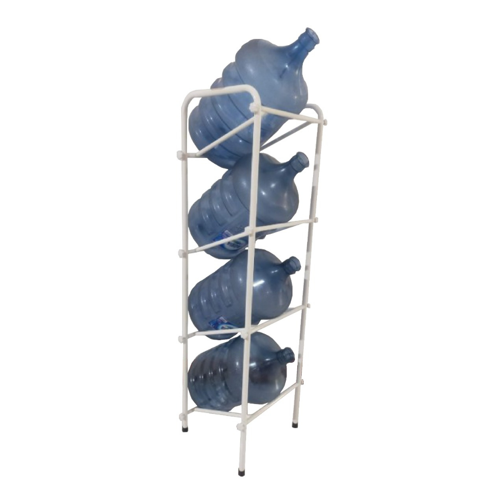 Jual Rak galon dispenser air 4 tingkat besi 39x33x130cm EYO M-G04 ...